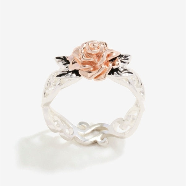 Elegant Rose Flower Ring – Bella Florra